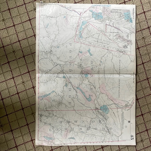 Art | Antique Map Town Of Pound Ridge | Poshmark